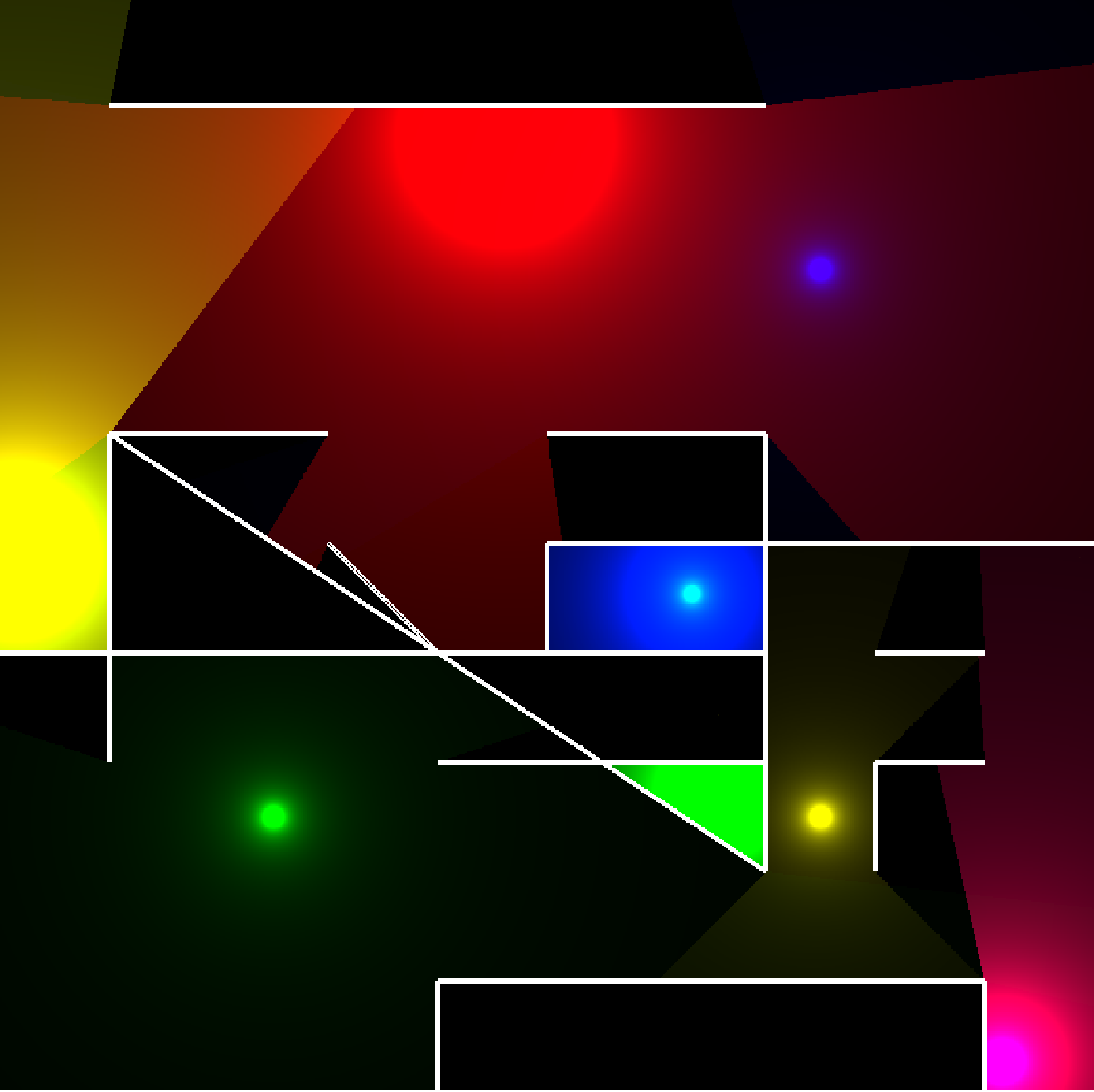 Raycasting de lumières 2D avec WebGL - Haute-Ecole Arc